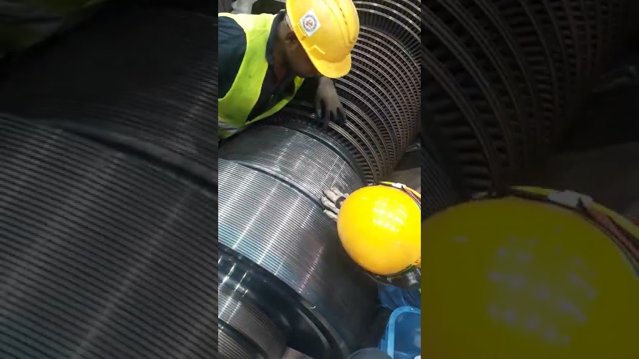 labyrinth Ring replacement on Steam Turbine Rotor - YouTube
