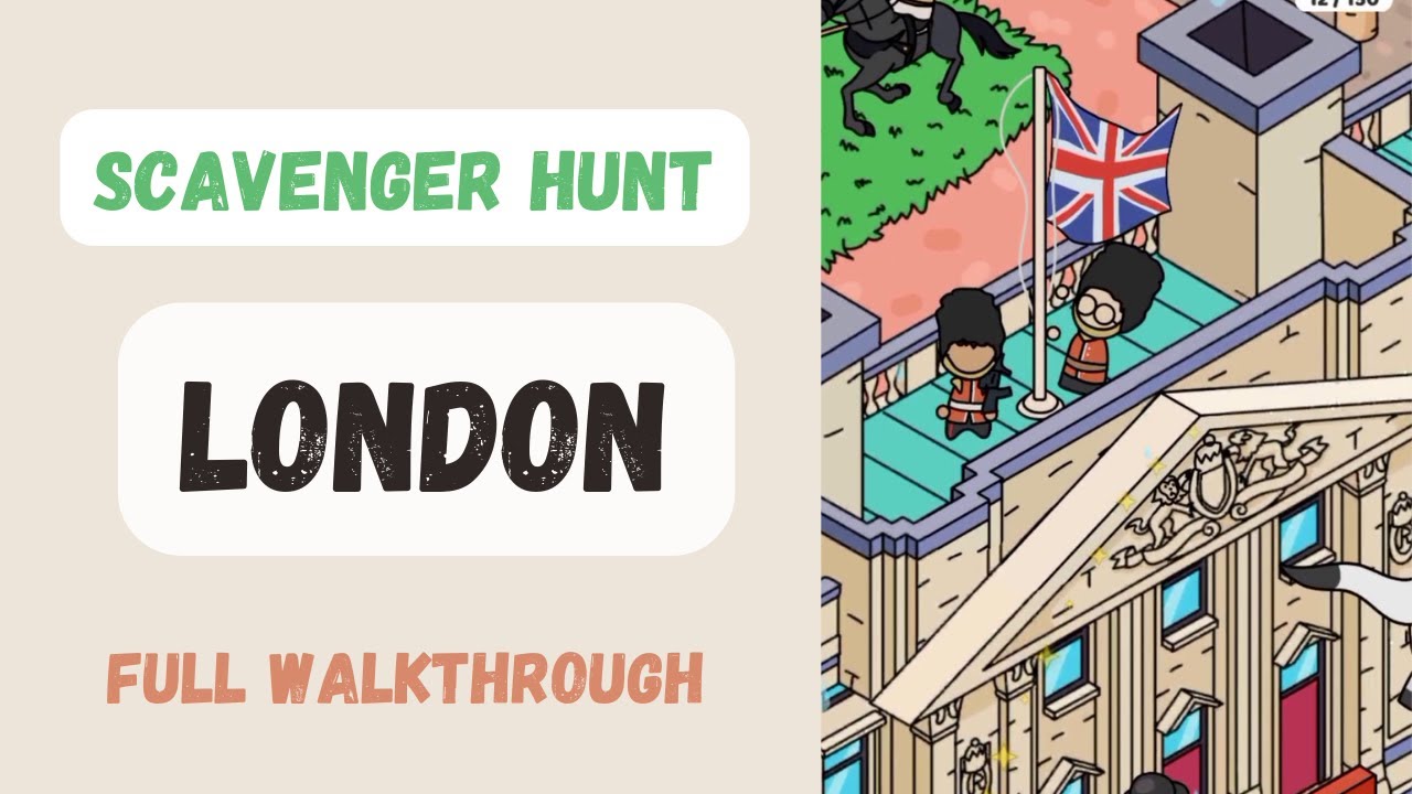 Scavenger Hunt - London - Level 12 Gameplay 🔍 - YouTube