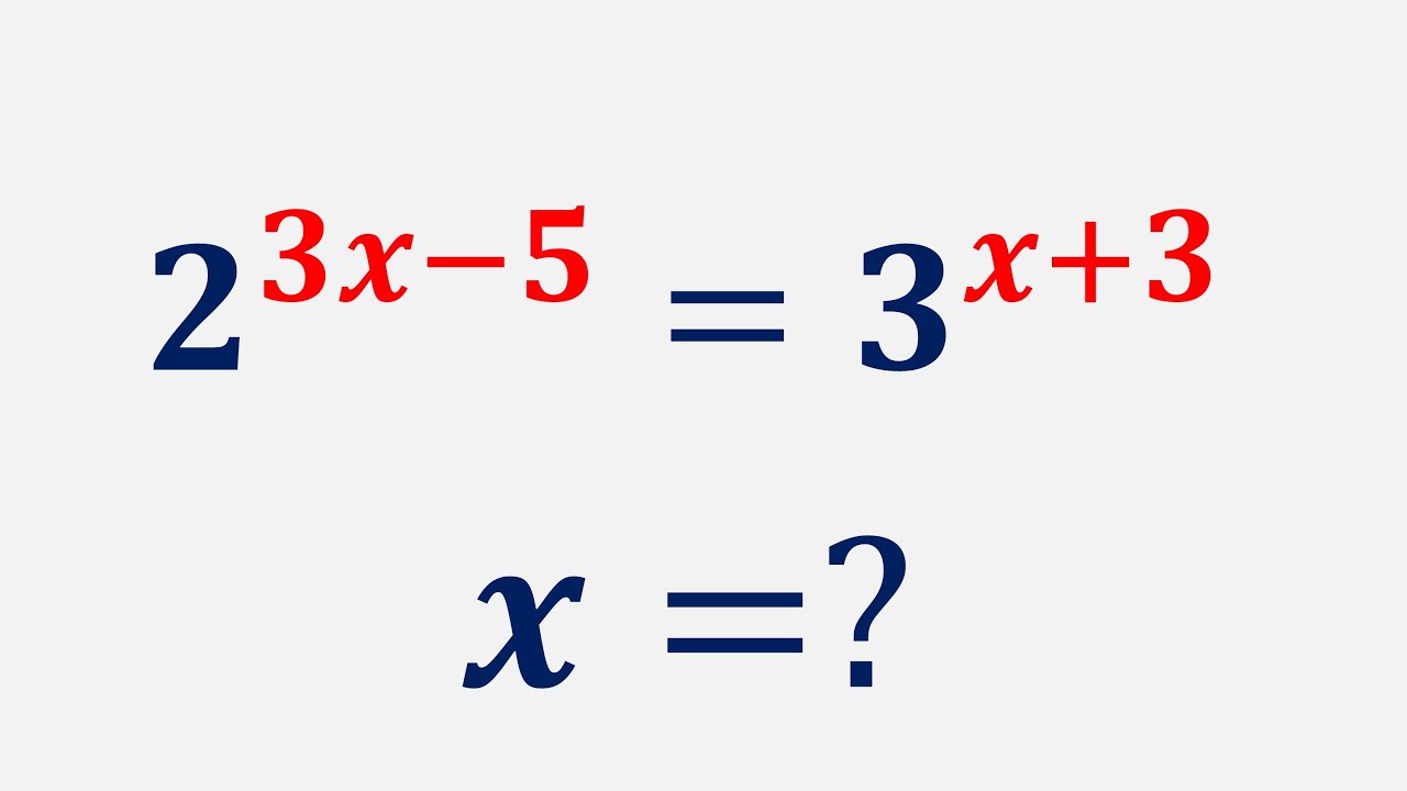 Math Olympiad | A Nice Exponent Problem | How to solve this problem 👇 - YouTube