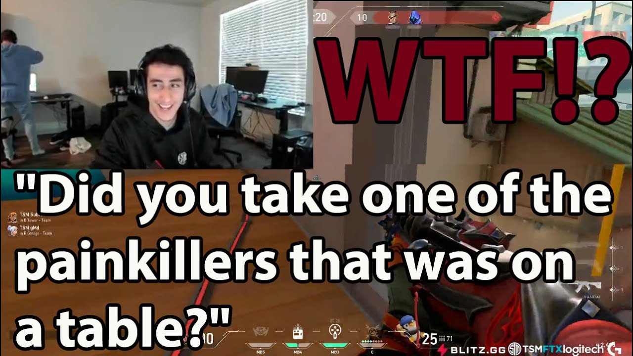 TSM gMd Goes Crazy On TSM Subroza Stream | Valorant funny moments - YouTube