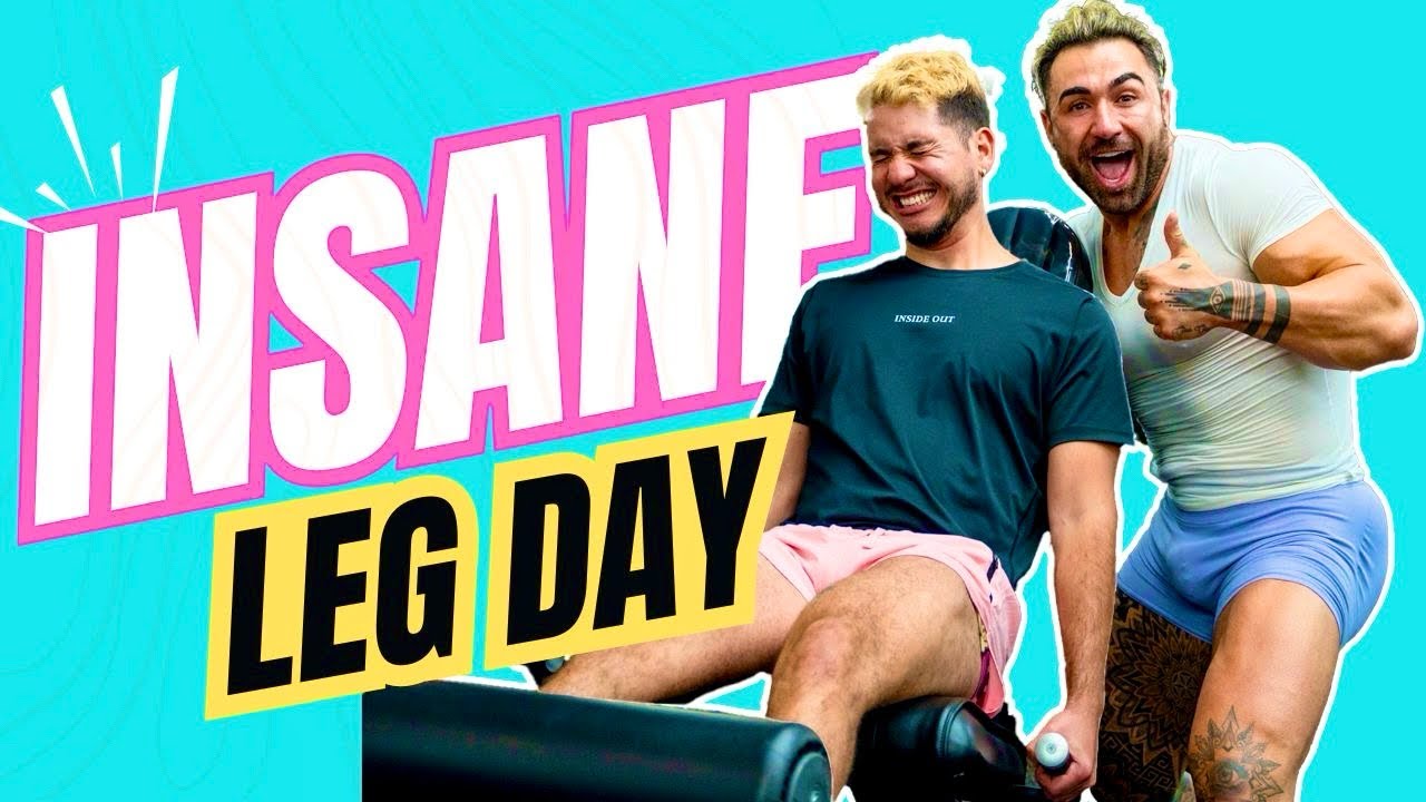 INSANE LEG DAY! Can He Survive? - YouTube