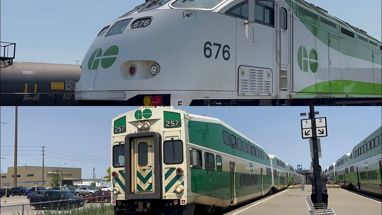 (Old cab car/Train Meet!!) GO - 1970, #676 With #338 | GO - 1969 | #257 ...