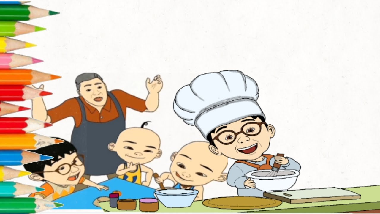 Gambar upin ipin dapur masak masak ehsan dan chef wan - YouTube