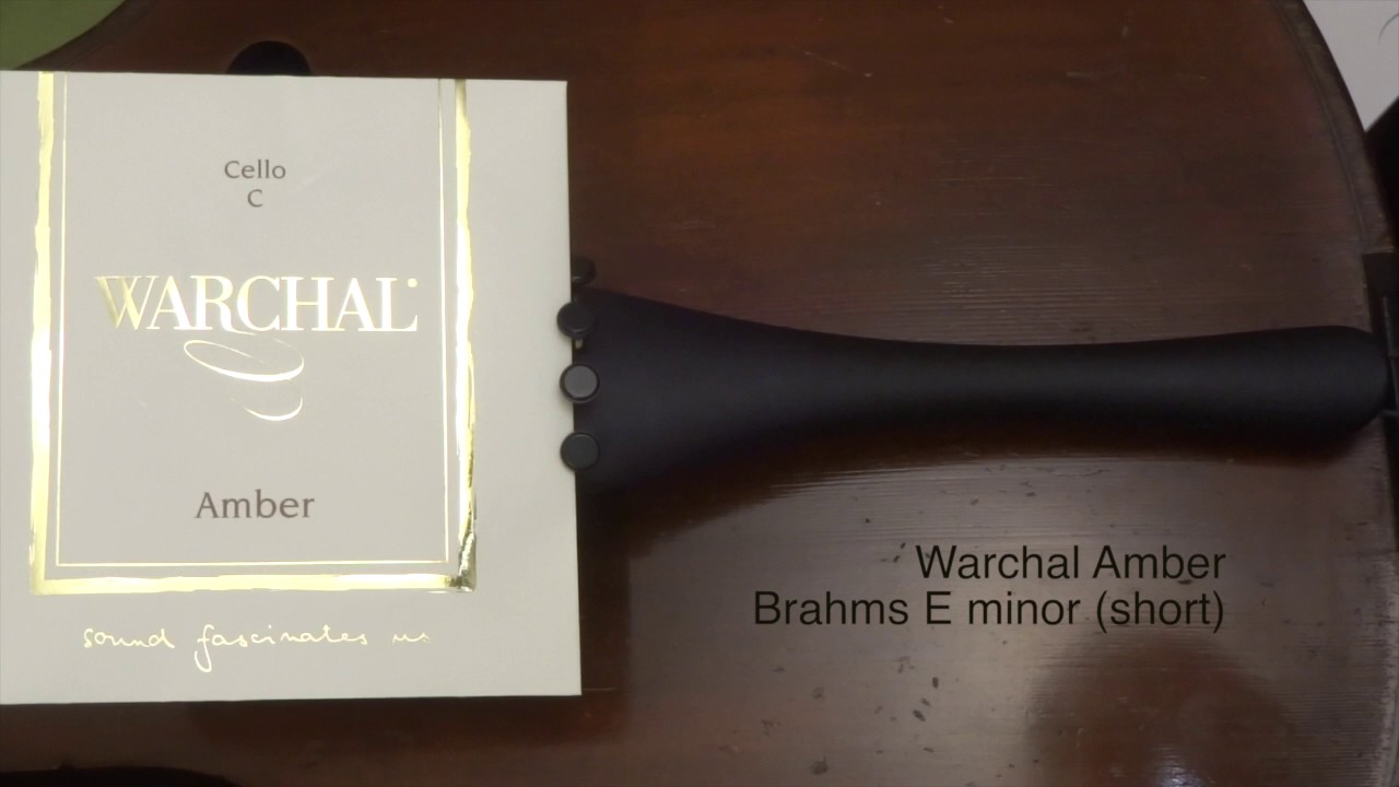 Warchal Amber Strings + Metal and Prototype A strings - YouTube