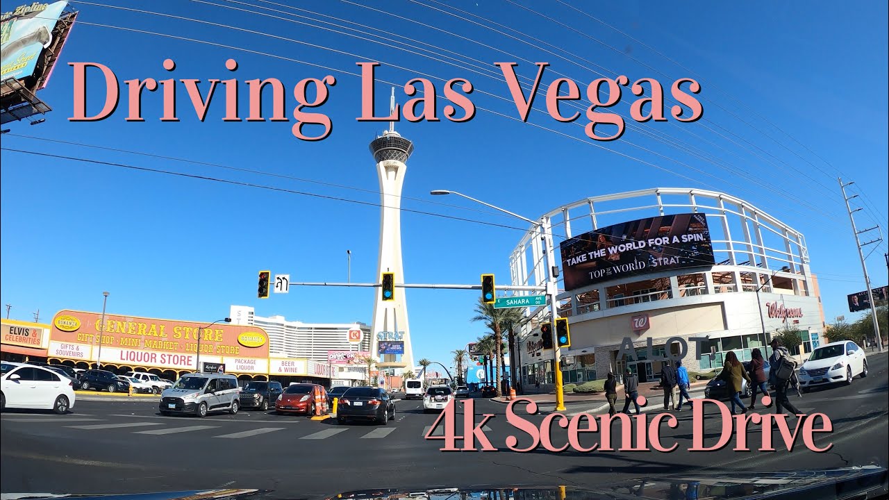 Driving In Las Vegas 4K | Scenic Drive From the Strip to Downtown - YouTube