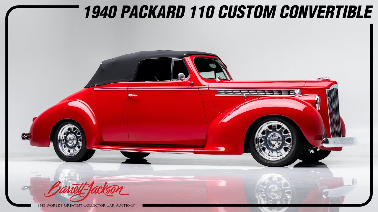 1940 Packard 110 Custom Convertible - BARRETT-JACKSON 2023 LAS VEGAS ...