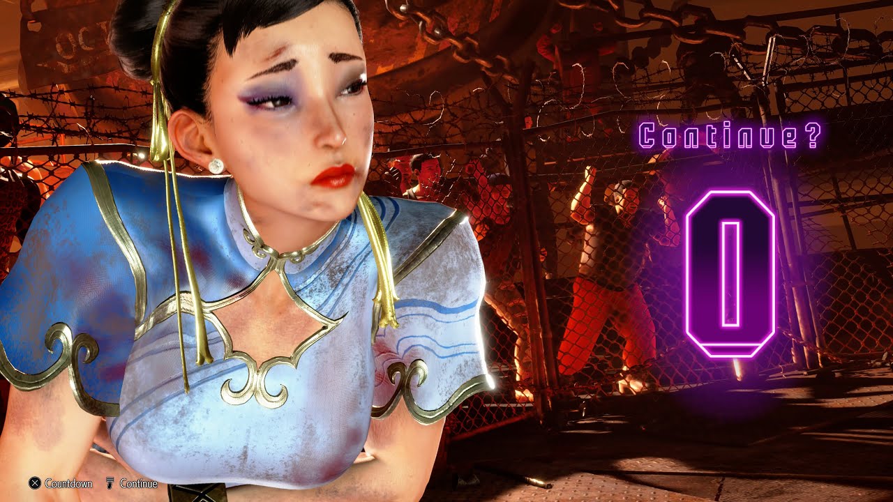 Street Fighter 6 -All Game Over & Continue Animations - YouTube