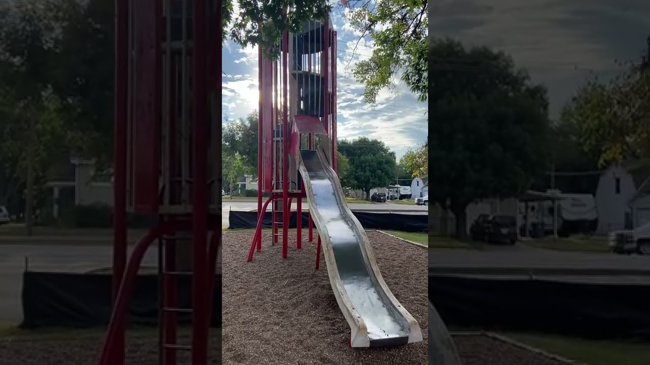 Tour of Edmond's Rocket Ship Slide - YouTube
