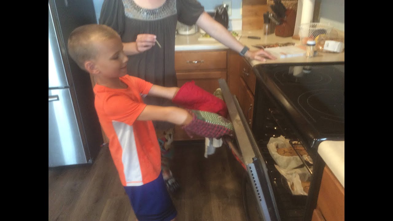 Cooking with Isaac - Chocolate Chip Zucchini Bread - YouTube