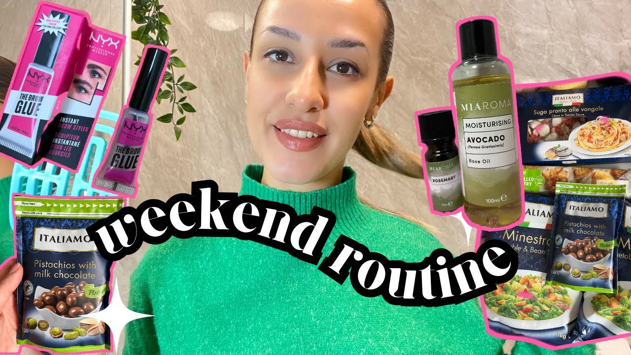 Haircare routine & LIDL Italian week 🤩🛒 VLOG - YouTube