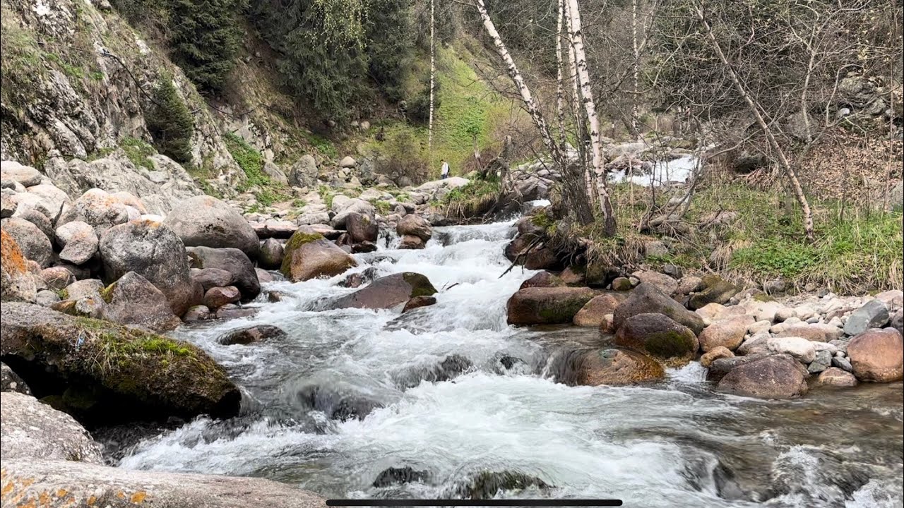 Alma-Arasan (gorge) Almaty Kazakhstan | Relax to Water Sounds ...