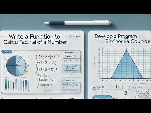 Introduction to Factorials and Binomial coefficient in Python Programming - YouTube