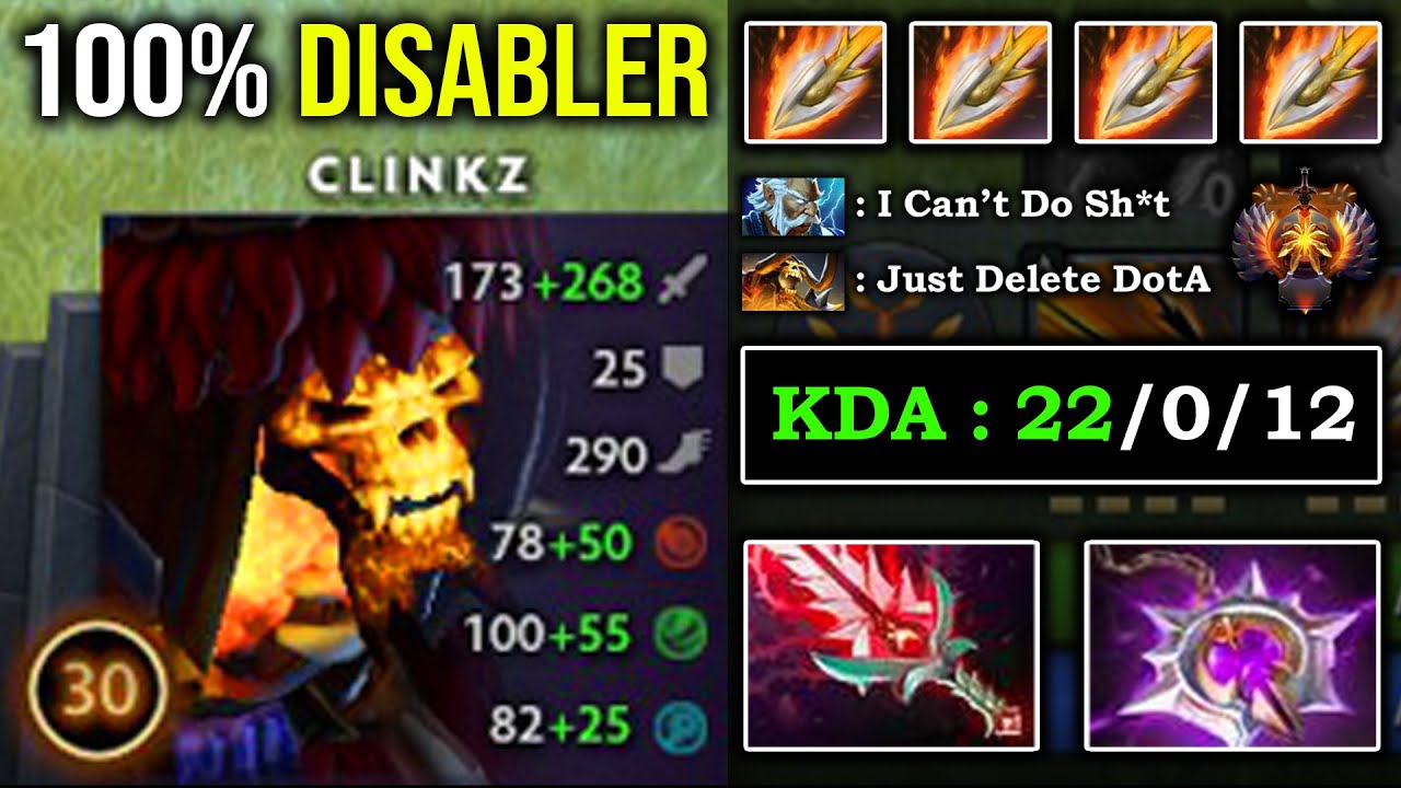 100% COUNTER ALL Bloodthorn + Nullifier Clinkz Super Pro 10K MMR ...