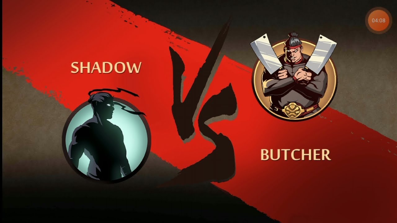 Fighting butcher and butchers bodyguards| shadow fight 2 - YouTube