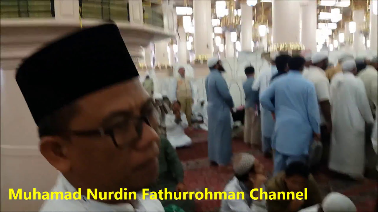 Ternyata Begini Kondisi Jemaah Saat Antri Di Roudhoh Untuk Shalat - YouTube