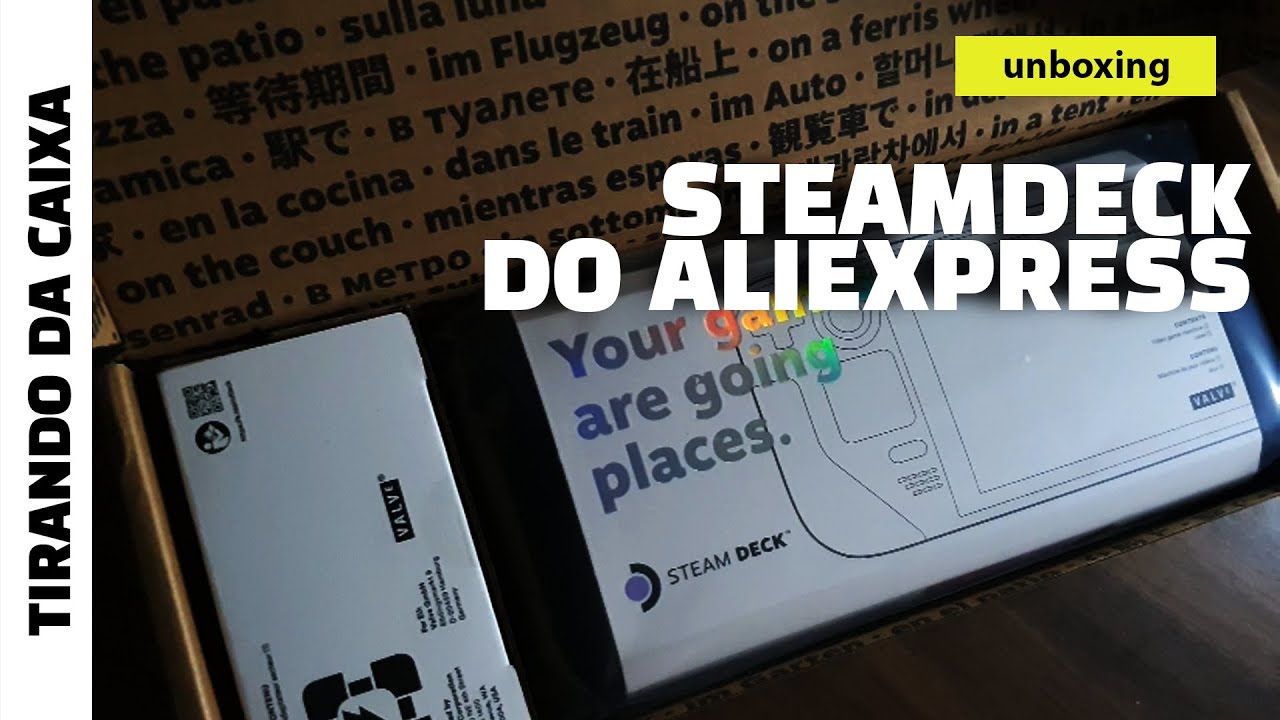 CHEGOU: Unboxing do meu Steam Deck (link na descrição) - YouTube