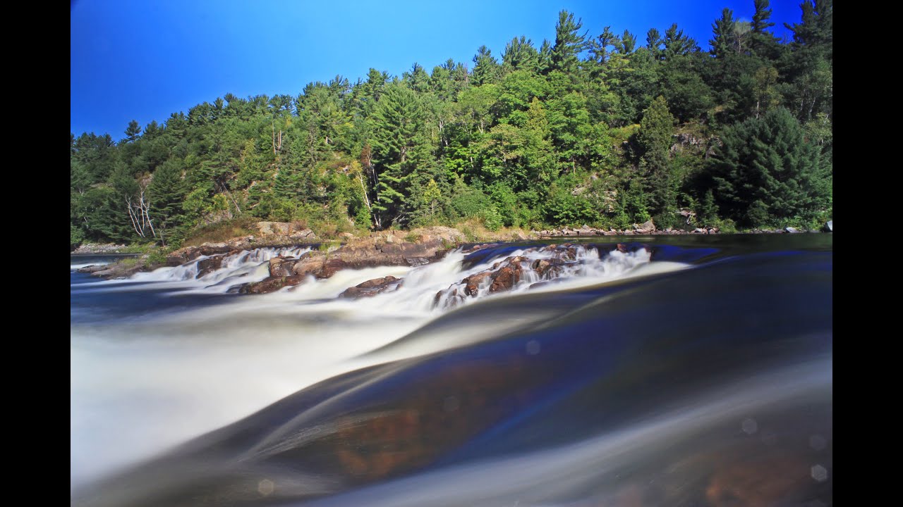 Recollet Falls at French River Provincial Park in Ontario - YouTube