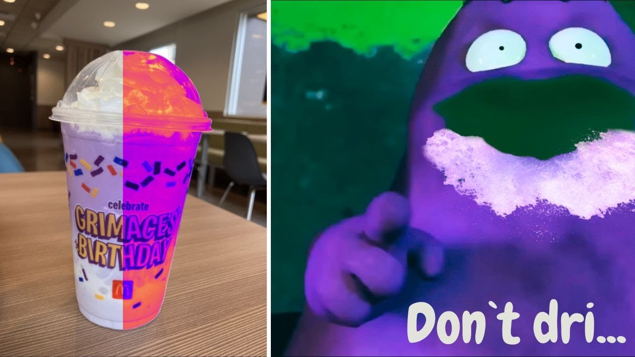 Grimace Shake Song MEME - YouTube