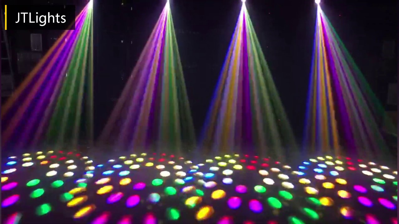 230W 7R beam moving head light with rainbow effect - YouTube