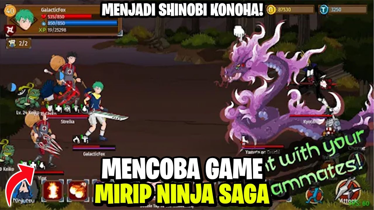 Game Mirip Ninja Saga di Android/iOs! Ninja Master: A Shinobi Saga ...
