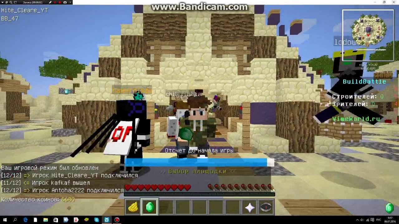 vime world:build battle - YouTube