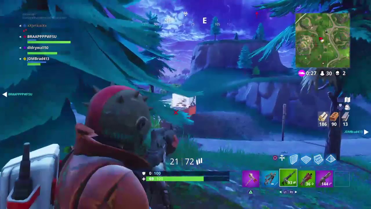 Fortnite with jet - YouTube