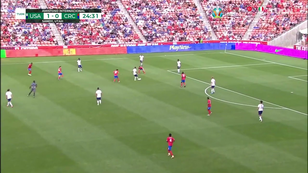 Tyler Adams vs Costa Rica - YouTube