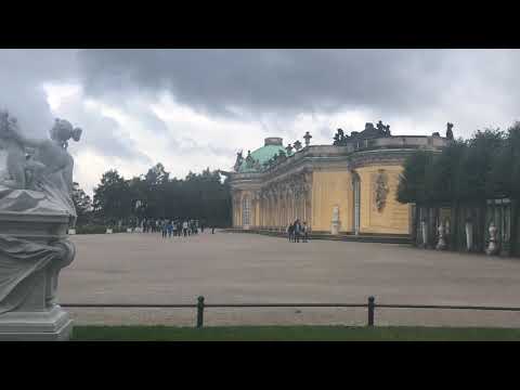 A tradition: potatoes by the grave of Frederick the Great in Potsdam, Germany