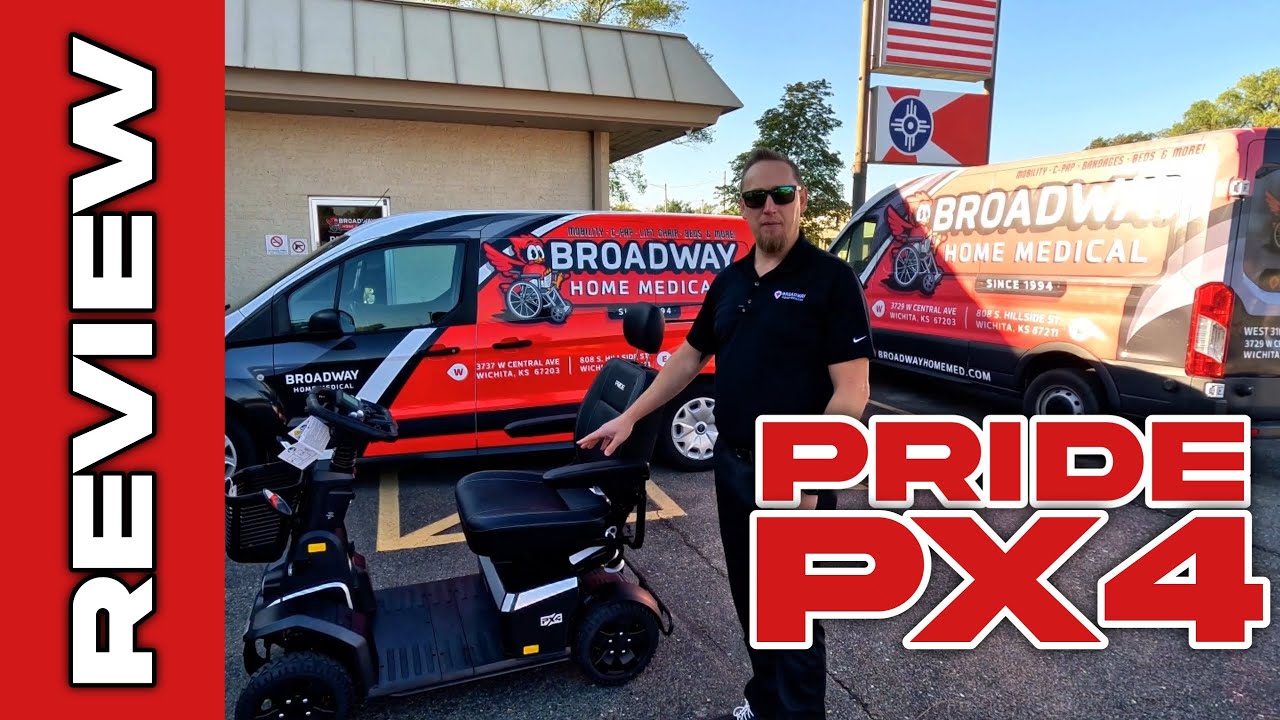 First Impressions of the Pride PX4 Full-Size Power Scooter - YouTube