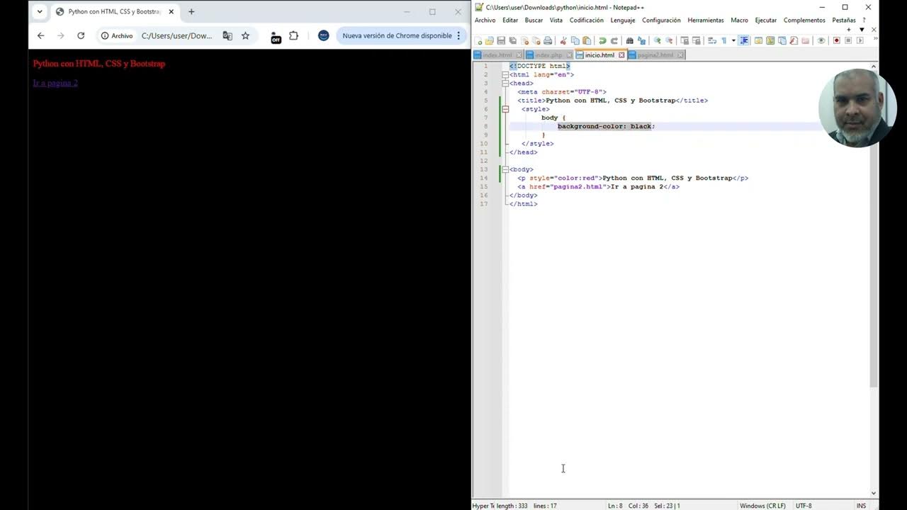 0601 - Curso Avanzado de Python : HTML, CSS y Bootstrap - YouTube