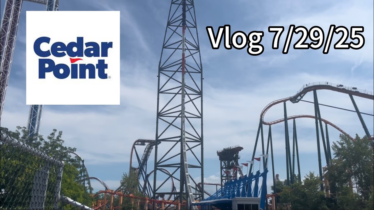 BACK FOR MORE! Cedar Point Day 2! Vlog 7/29/25 - YouTube