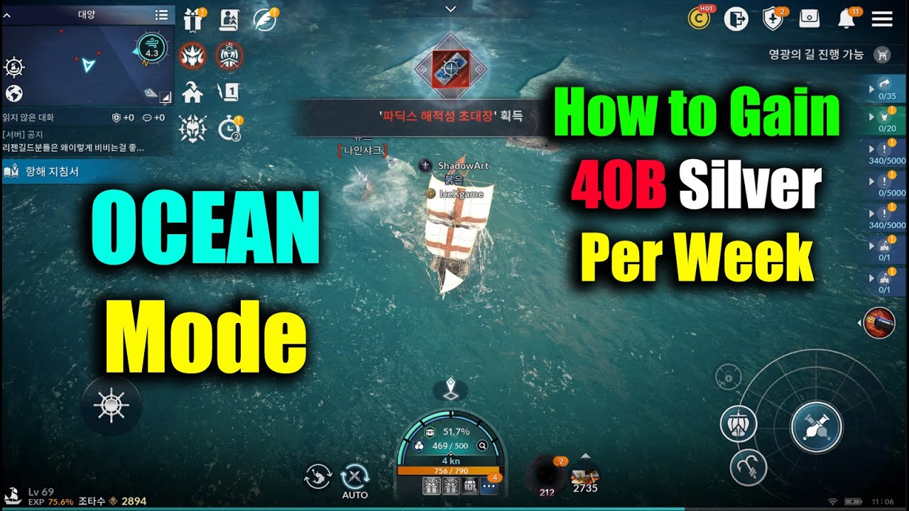 Black Desert Mobile How to Gain 40B Silver Per Week Ocean Mode - YouTube