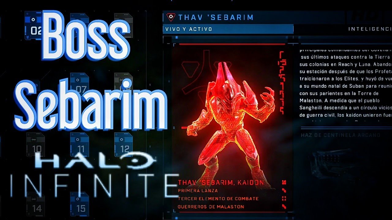 Halo Infinite Boss Fight Sebarim en 2 minutos - YouTube