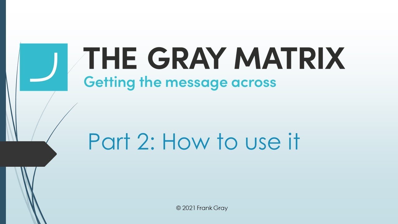 The Gray Matrix Explained - Part 2 - YouTube