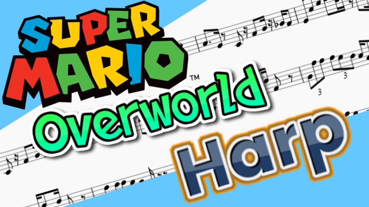 Harp Mario Overworld Sheet Music - YouTube