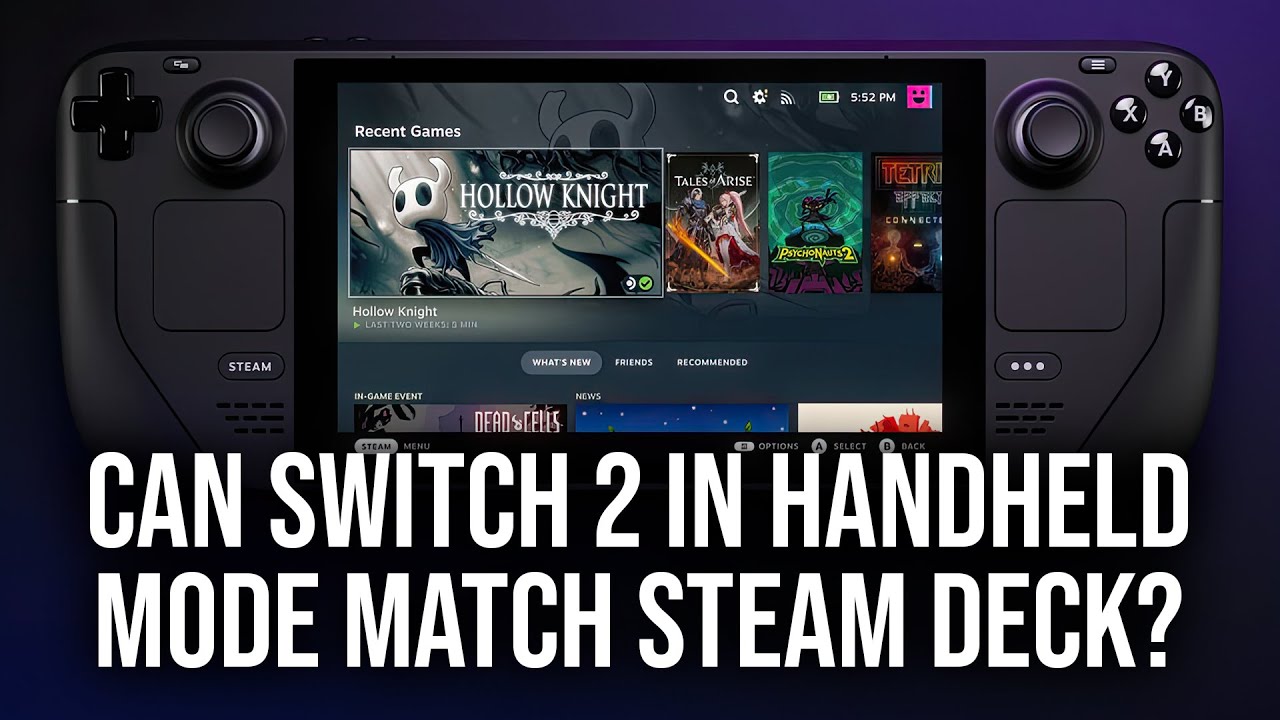 Can Switch 2's Handheld Mode Compete with Steam Deck? - YouTube