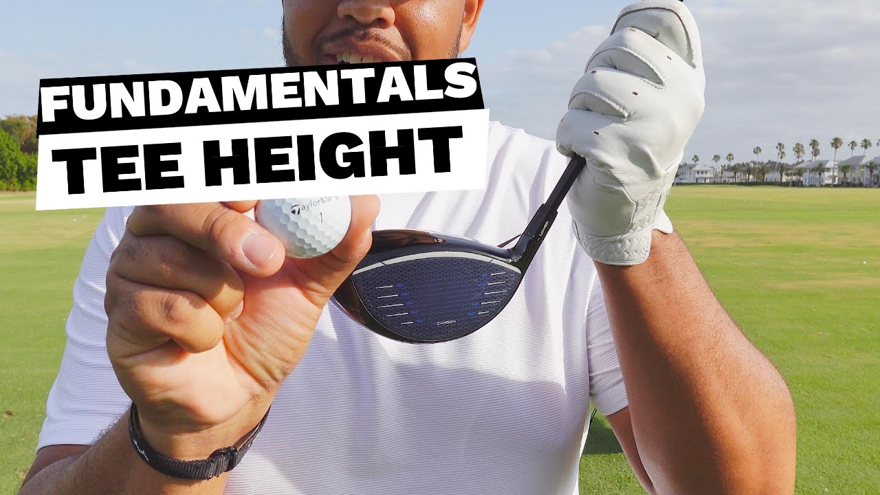 SIMPLE METHOD FOR TEE HEIGHT | Angello Collins Golf - YouTube