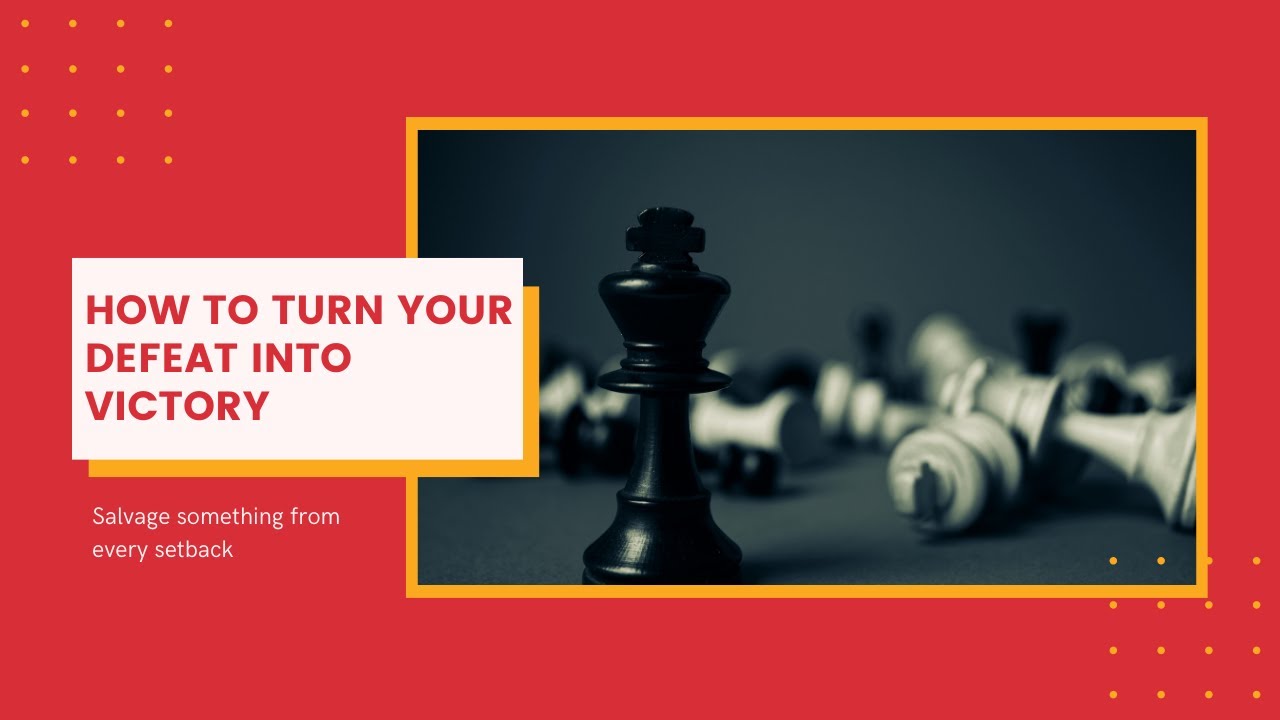 How To Turn Your Defeat Into Victory | Magic Of Thinking Big | Book ...