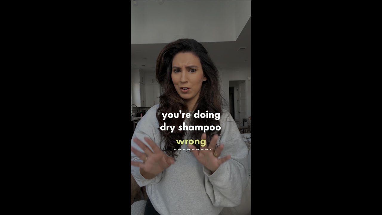 You're doing your dry shampoo wrong! Here's the best way - YouTube