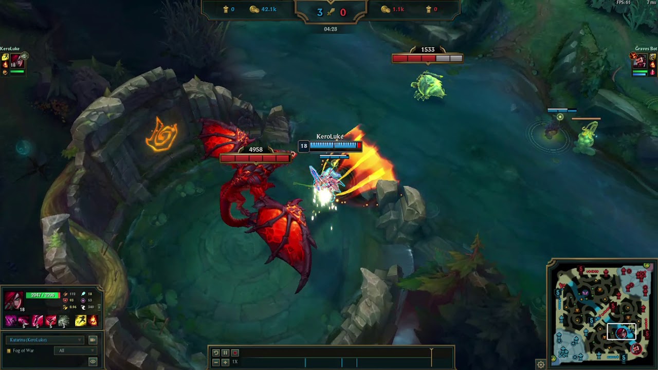 new katarina skin bug - YouTube