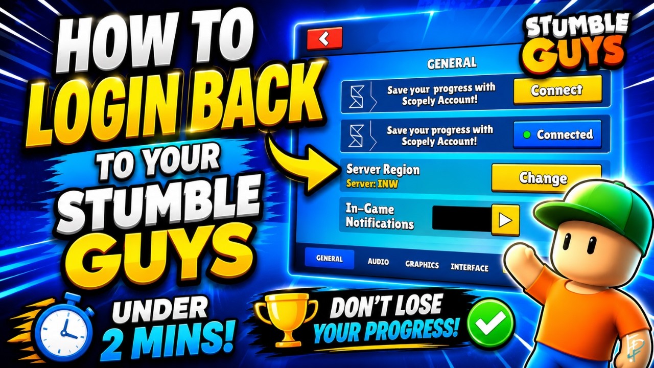 How to Login Back to Your Stumble Guys Account | Don’t Lose Your ...