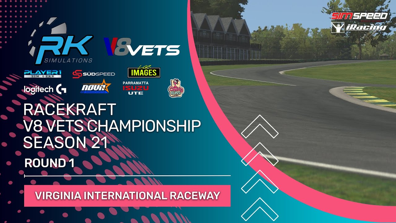iRacing // RaceKraft V8 Vets Championship // Season 21 // Round 1 at ...