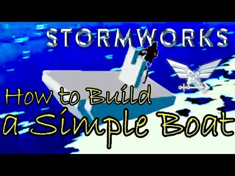 How to Make a Simple Boat in Stormworks - YouTube