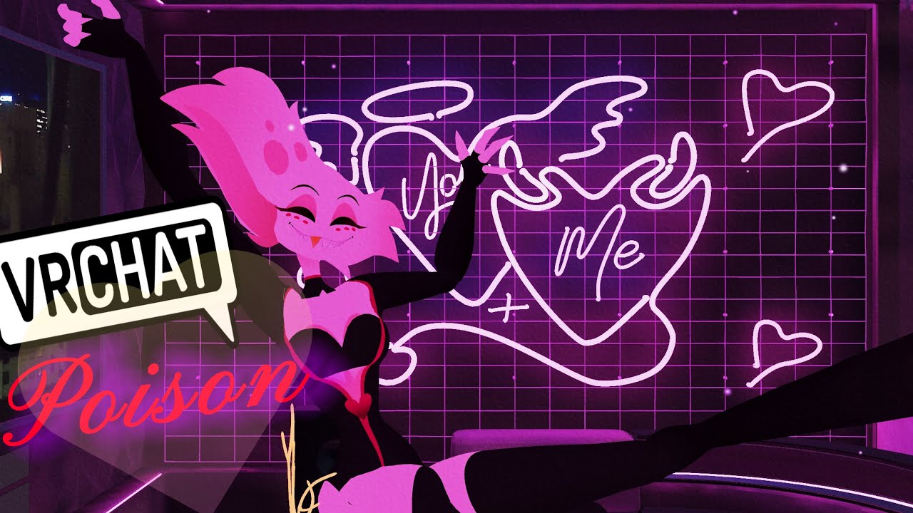 Vrchat performance Poison Hazbin Hotel🕸️ - YouTube
