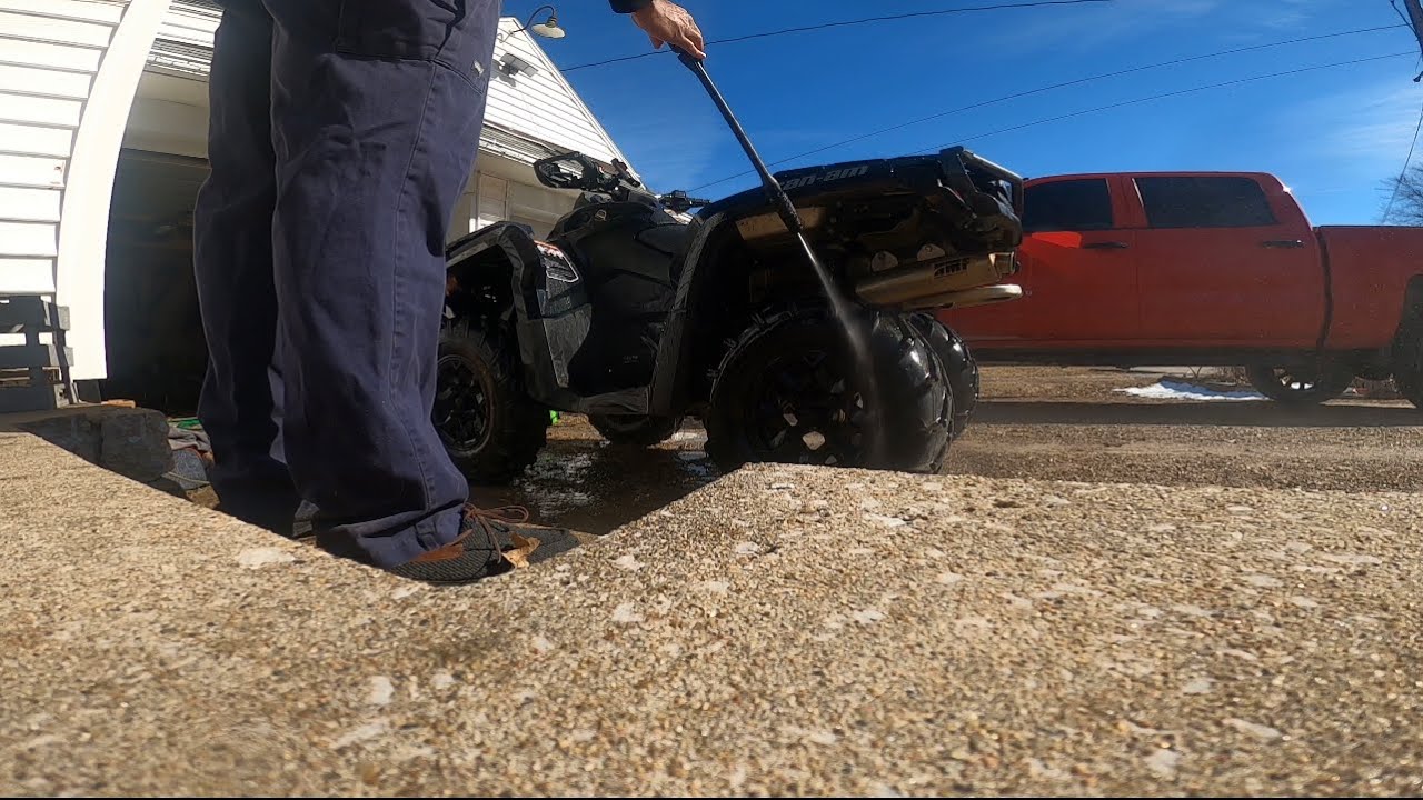 How To Wash Atv - YouTube