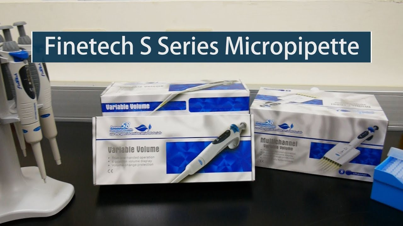 Finetech S Series Micropipette Features 移液器介紹 - YouTube