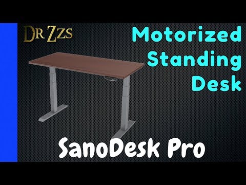 SanoDesk Pro - Motorized Standing Desk by Flexispot | Assembly and Review - YouTube