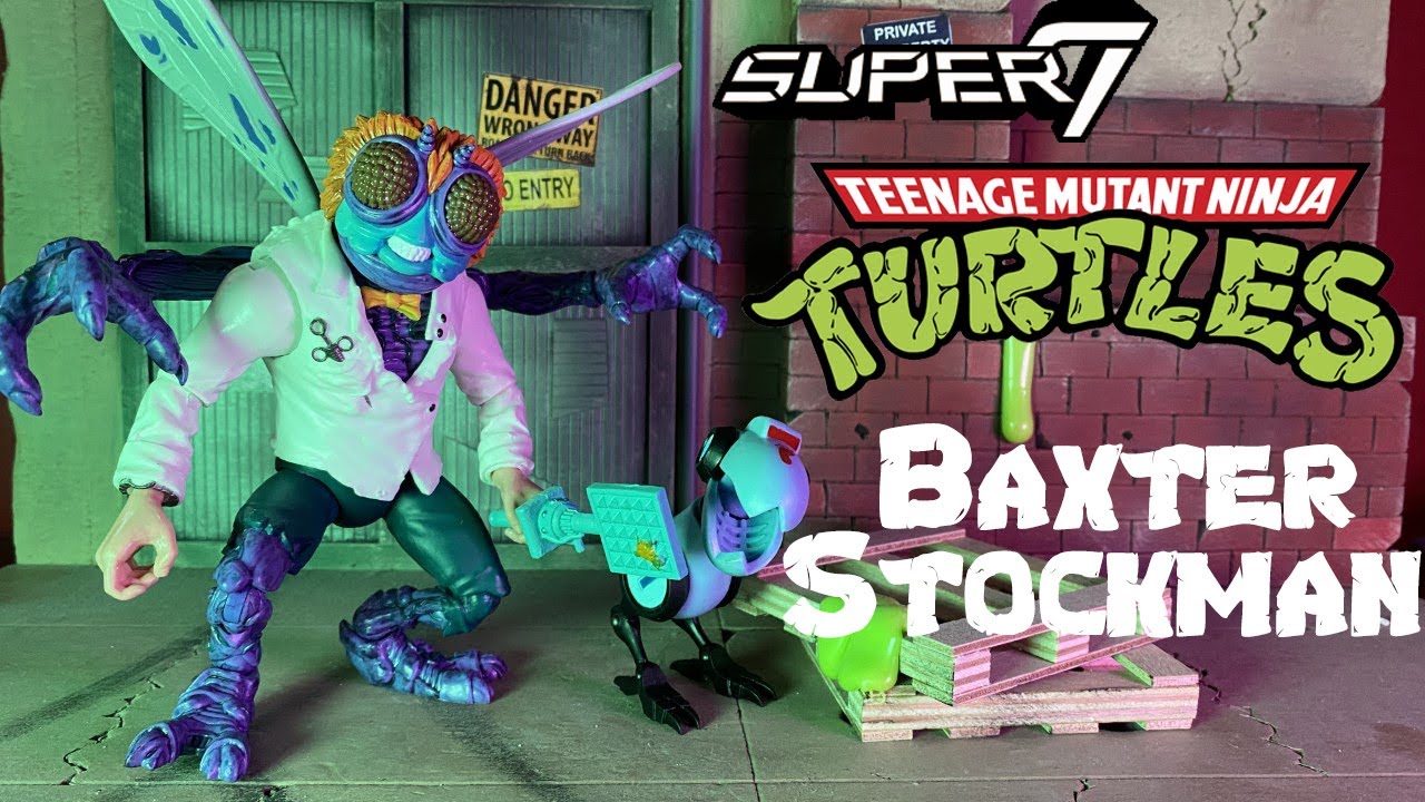 Super7 Ultimates Baxter Stockman Action Figure Review Teenage Mutant ...
