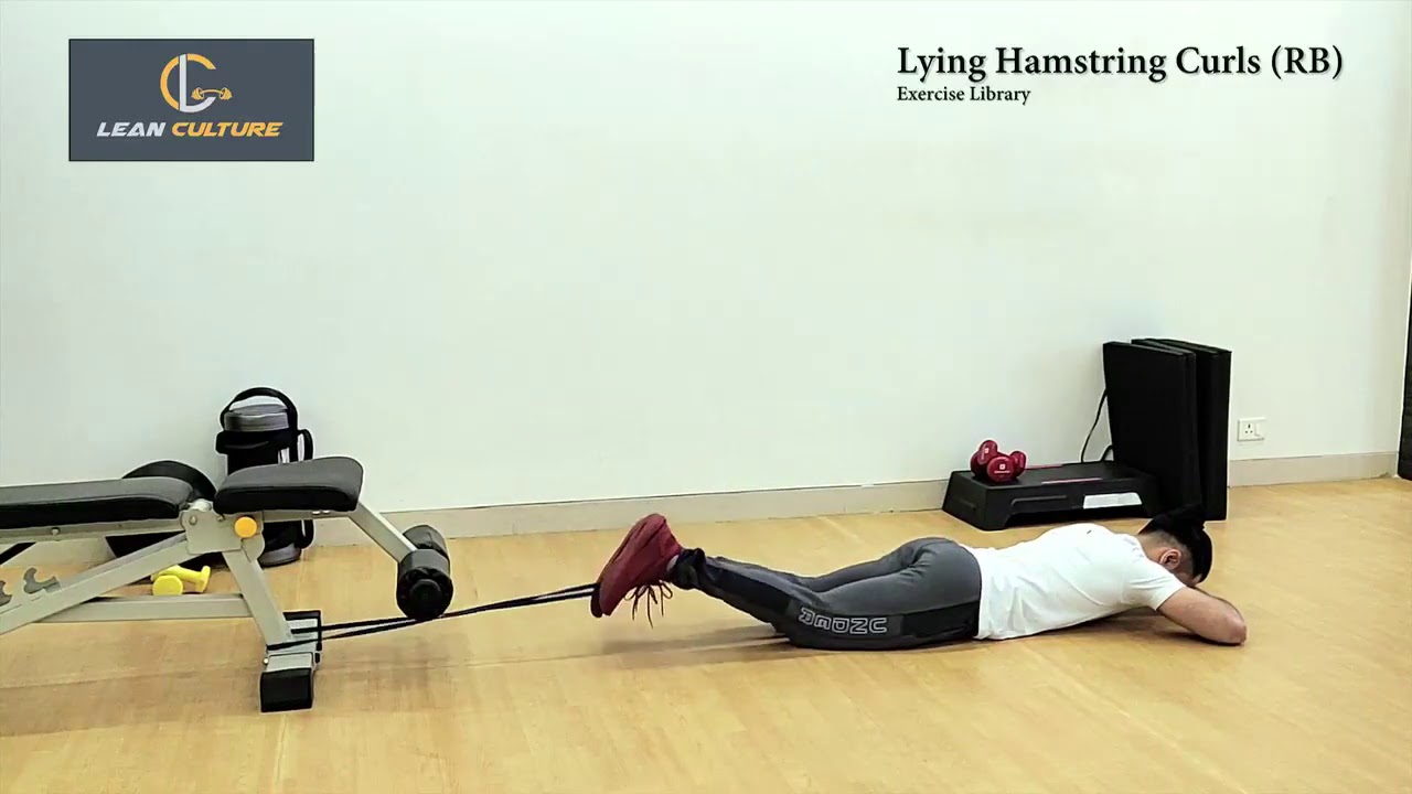 Lying Hamstring Curls (RB) | Lean Culture - YouTube