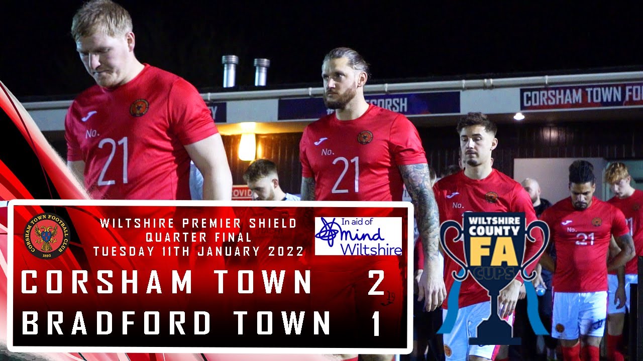 Corsham Town FC 2 V 1 Bradford Town FC - Wiltshire Premier Shield Match ...